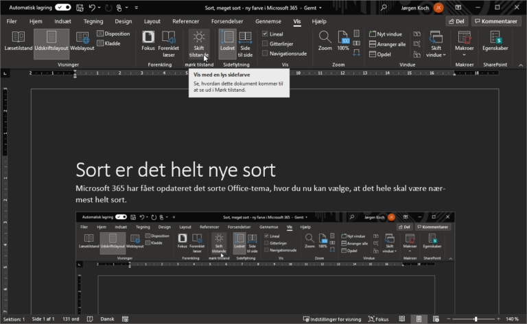 Sort er det helt nye sort | Innovate